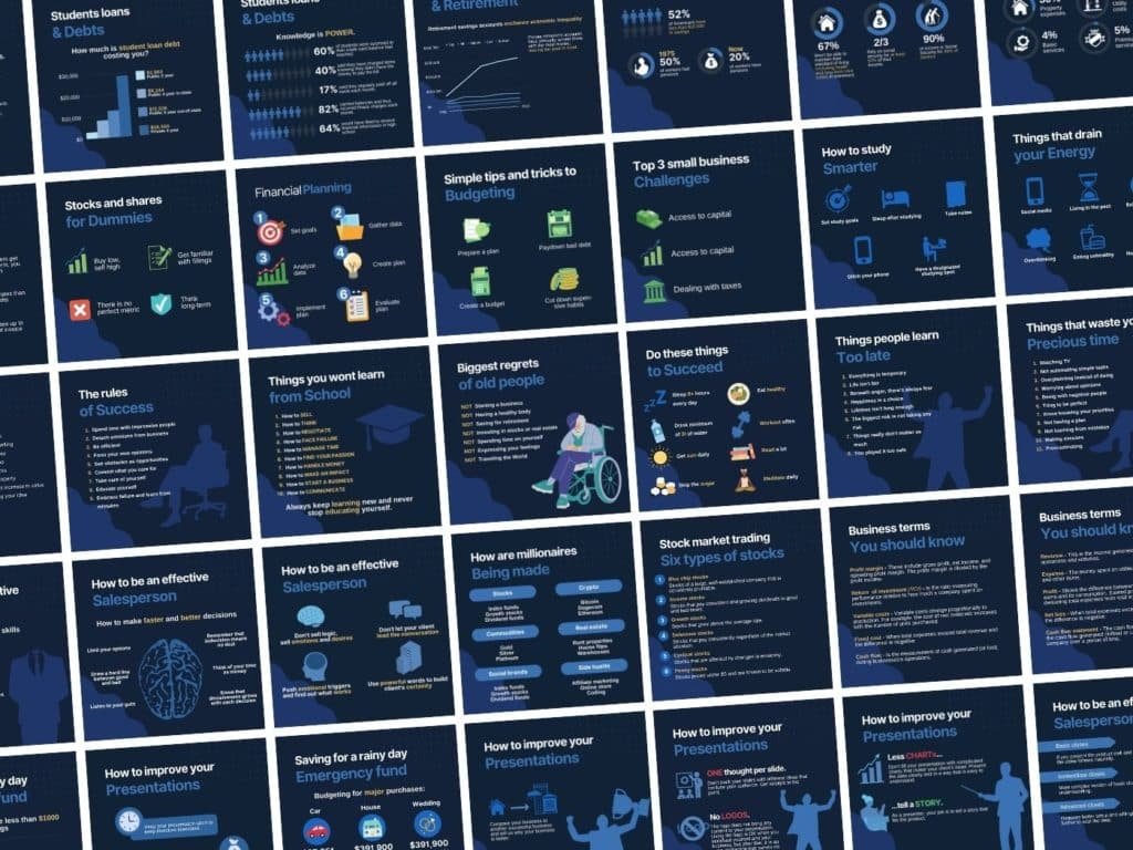 50 Entrepreneur Templates - Infographics - Socialmediacontent.co